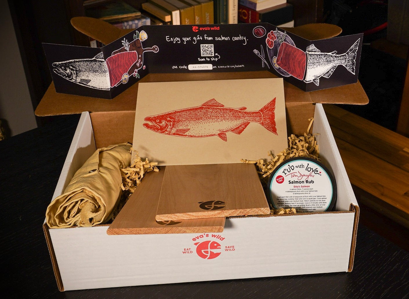 Wild Caught Salmon Delivery - Eva's Wild Holiday Chef Box