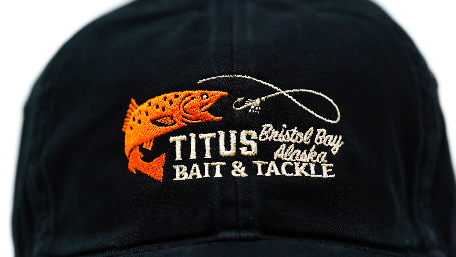 Titus Bristol Bay Bait and Tackle - Chino Washed Polo Hat